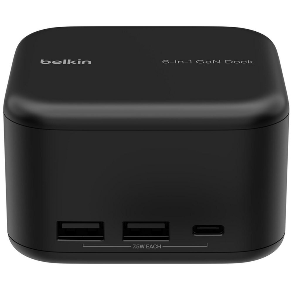 Док-станция Belkin 6 в 1 130W черный (INC018vfBK)