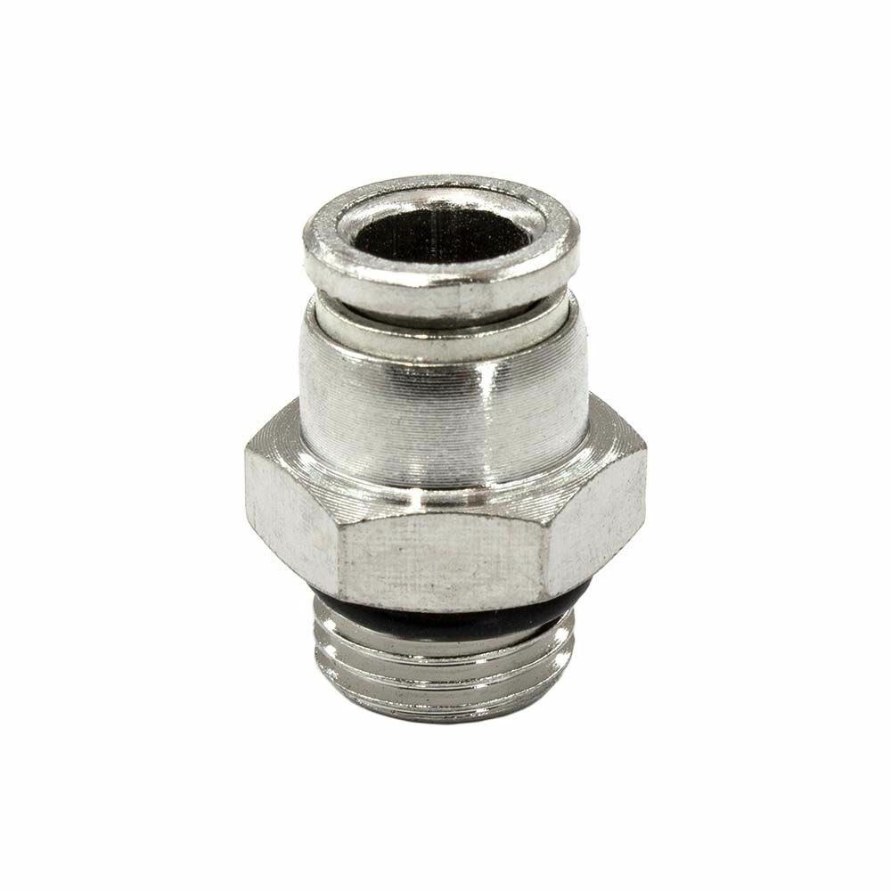 PI TOOLS Цанга прямая, резьбовая Cn-I-1/4M-8 для фторопластовых и полиуретановых трубок. Арт. 4911