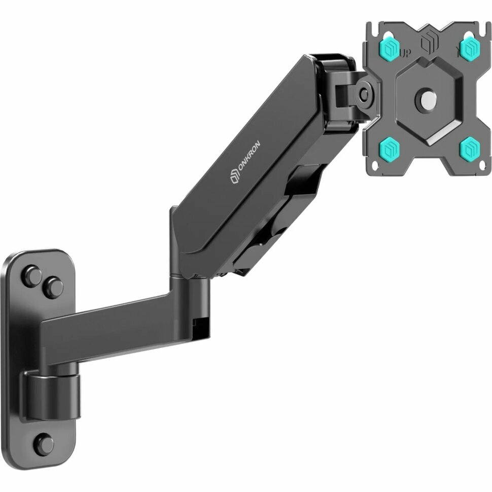 Кронштейн Onkron G150, TV 13-34, газлифт, настенный, наклонно-поворотн, чер, 1143653