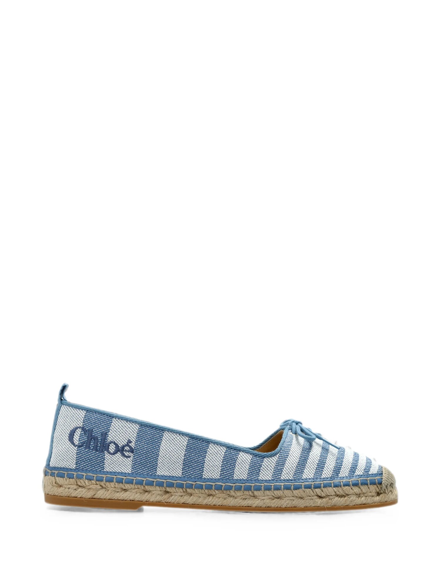 Эспадрильи Striped bow-detail espadrilles