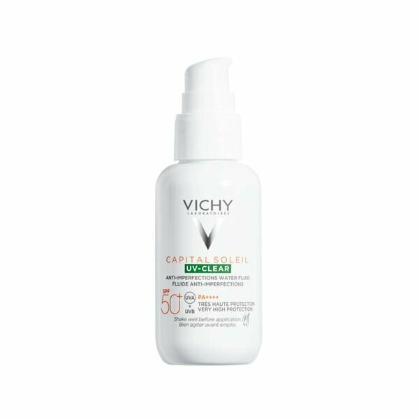 Флюид солнцезащитный для жирной и проблемной кожи склонной к акне SPF50+ Capital Soleil Vichy/Виши фл. 40мл