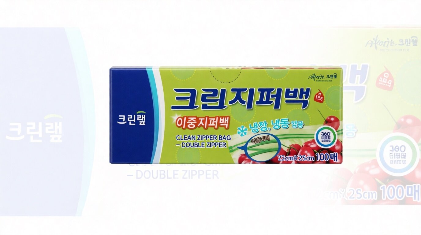 Clean Wrap Плотные полиэтиленовые пакеты на молнии (размер 22 х 25 см) 100 шт.