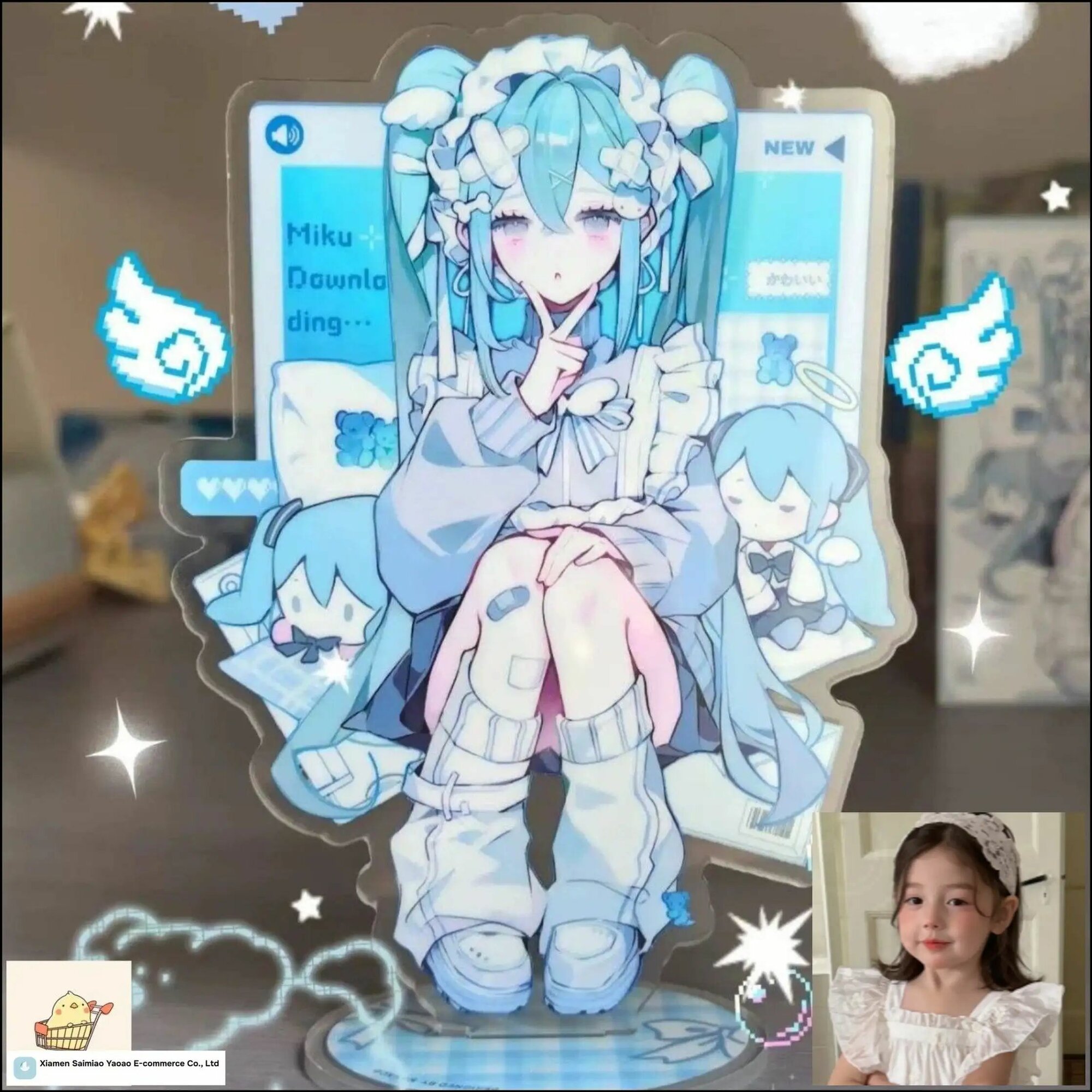 Аниме-акриловая подставка Хацунэ Мику / Hatsune Miku Anime Acrylic Standee, коллекционная фигурка для фанатов