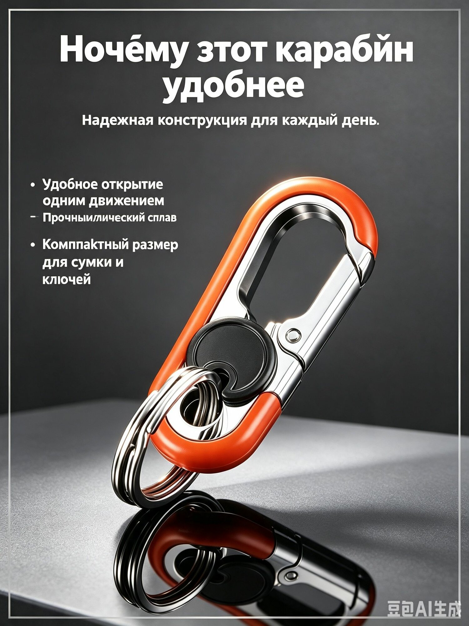 Брелок-карабин