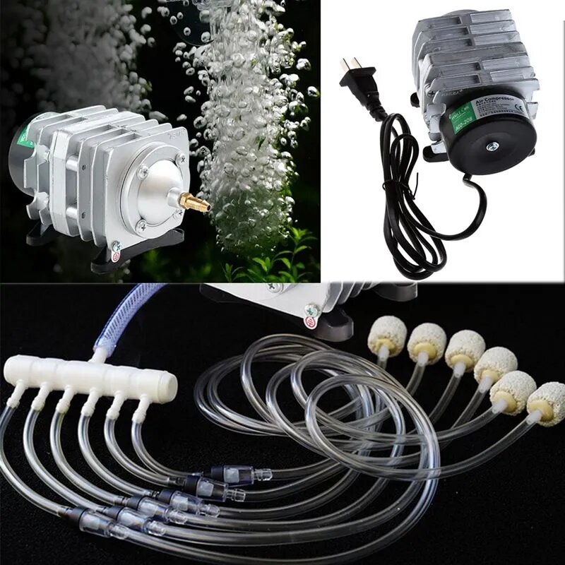 Воздушный компрессор Haili fish pond oxygen jet ACO-208 25W