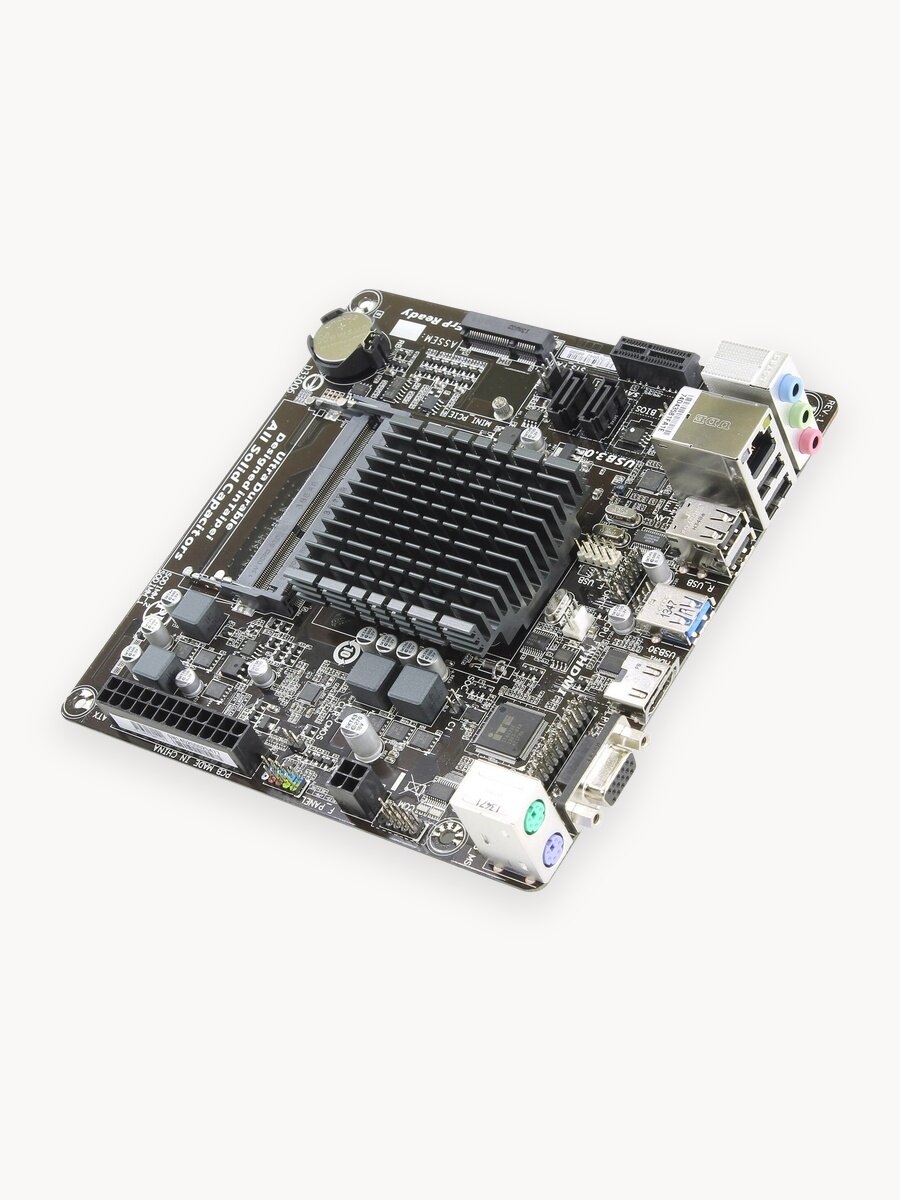 GIGABYTE GA-J1800N-D2H (Celeron J1800 SoC onboard) Dsub+HDMI GbLAN SATA Mini-ITX 2DDR3 SO-DIMM