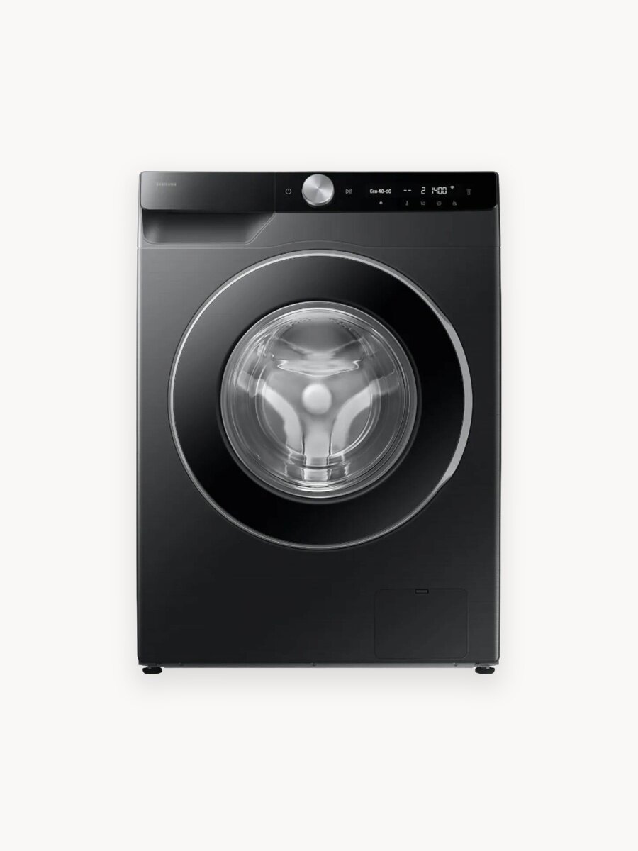 Стиральная машина Samsung WW90DG6G94LBLP, 9 кг, AI Control, пузырьковая стирка, инверторный мотор, черный