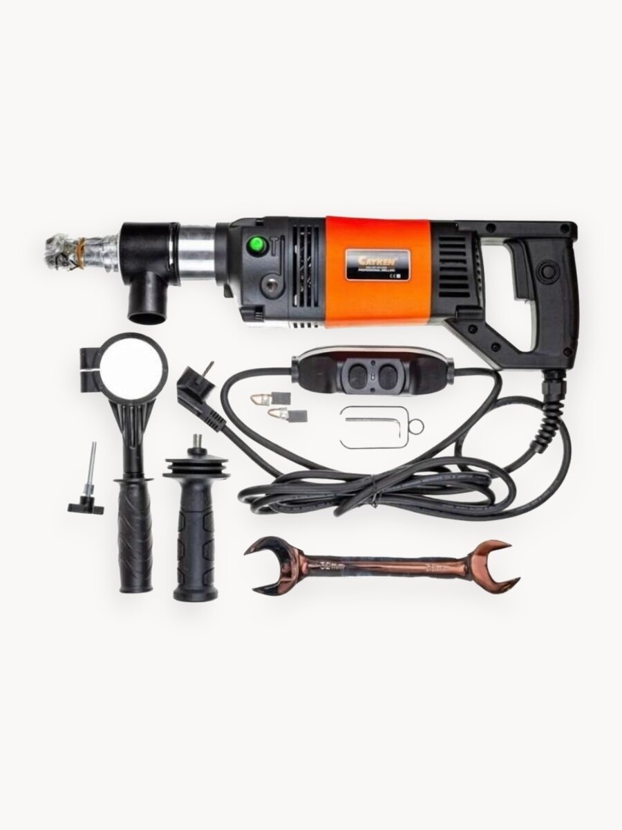 Алмазная дрель с микроударом Cayken SCY-18/2PA