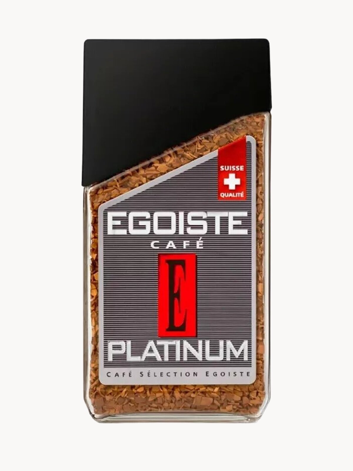 Растворимый кофе Egoiste "Platinum", сублимированный, арабика, 100 г