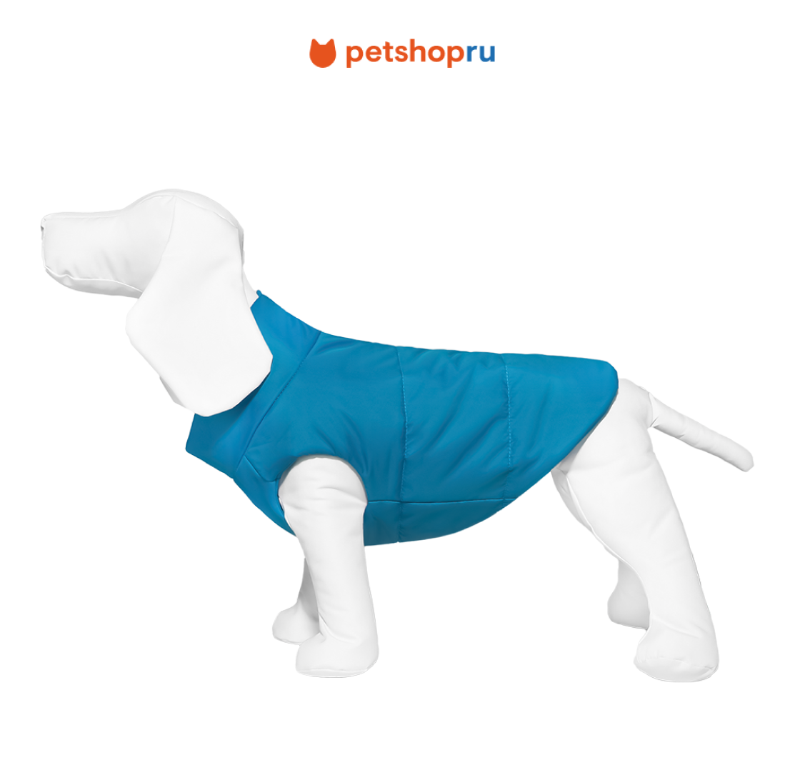 Lelap одежда Жилетка "Флавинь" для собак, бирюзовый, M, спинка 31 см