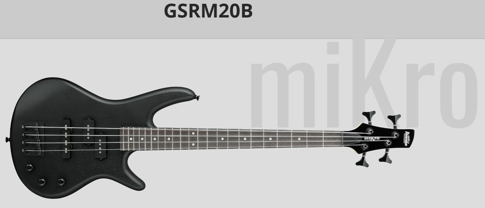 Электрический бас Ibanez GSRM20B