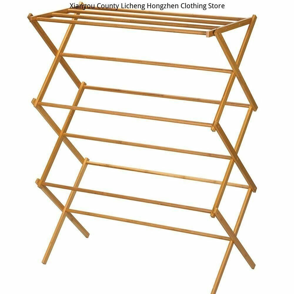 Напольная сушилка "Сухой", складная, деревянная, светло-коричневая