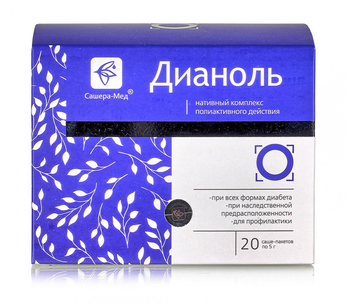 Дианоль при диабете саше пакеты, 20шт / снижают сахар