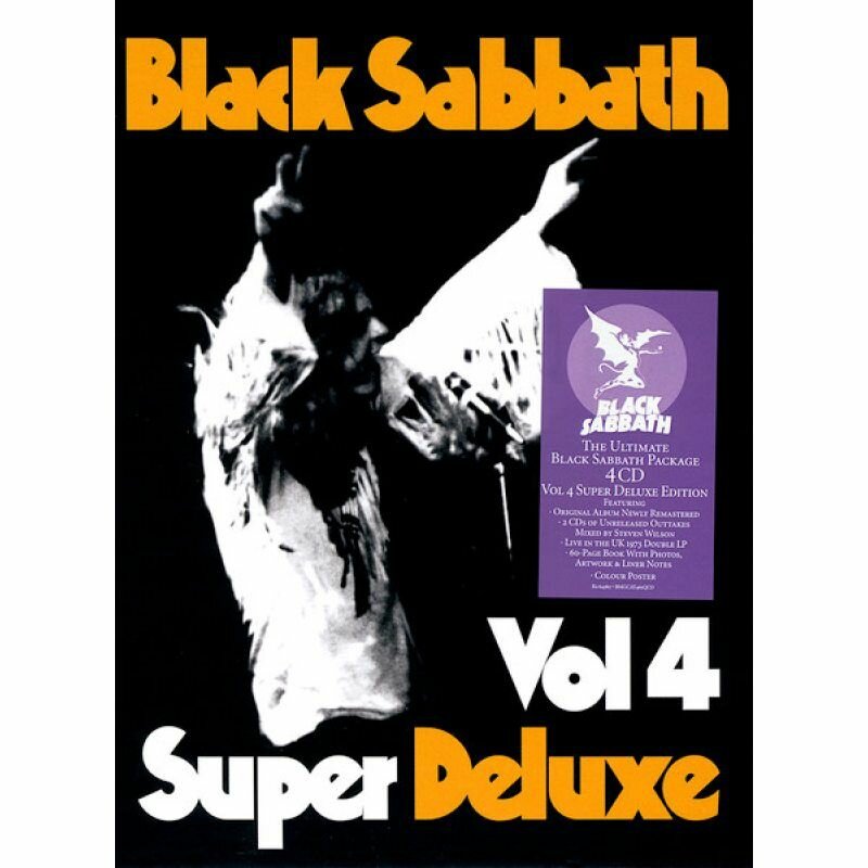 BLACK SABBATH - Black Sabbath Vol 4 Super Deluxe (4CD, Box Set, Gift Edition) Компакт диск