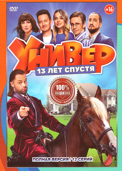 Универ 13 лет спустя (12 серий) на DVD