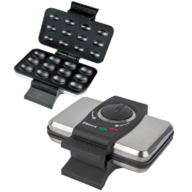 Вафельница-орешница SAKURA SA-7405NM нерж