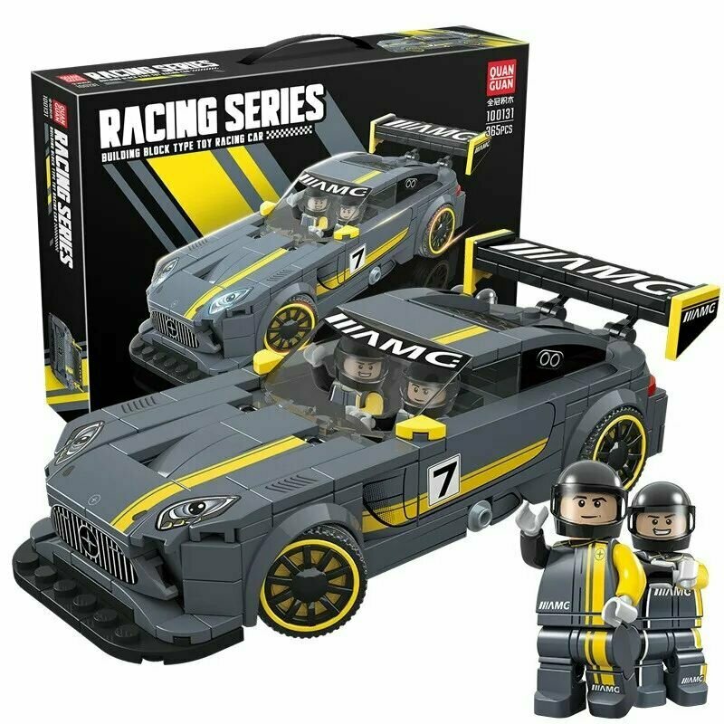 Конструктор Техника Мерседес Бенз СЛС АМГ ГТ3, 365 дет ( набор / подарок для мальчиков и девочек / подарок ребенку)