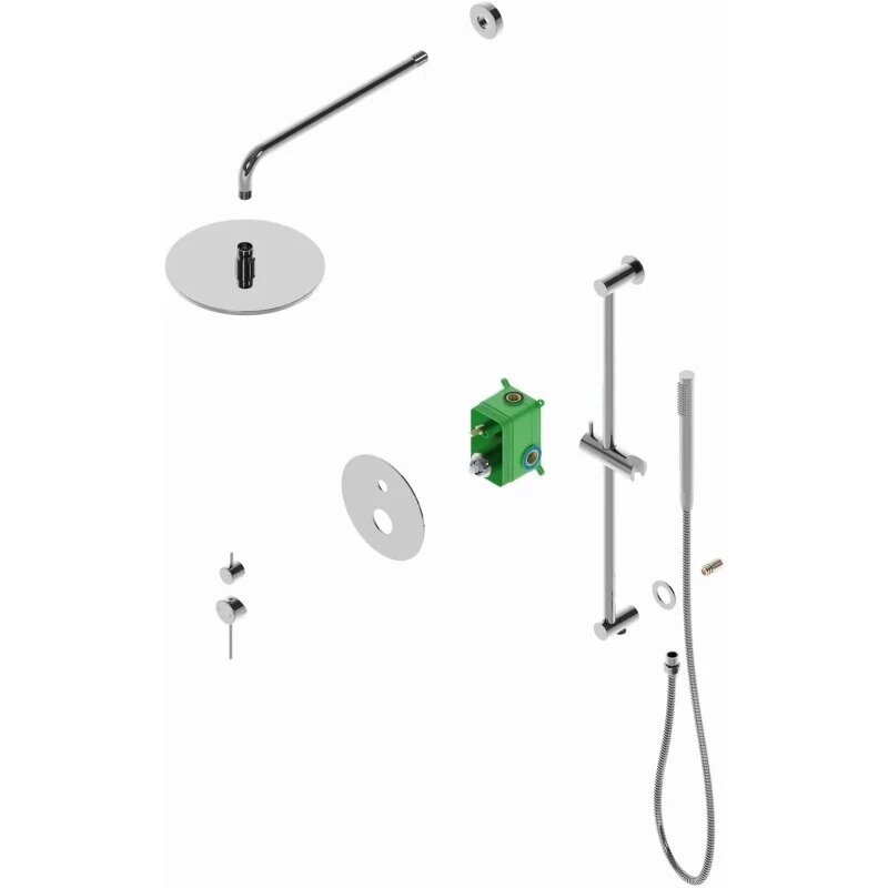 Душевая система Timo Saona SX-2309/00SM скрытого монтажа, хром