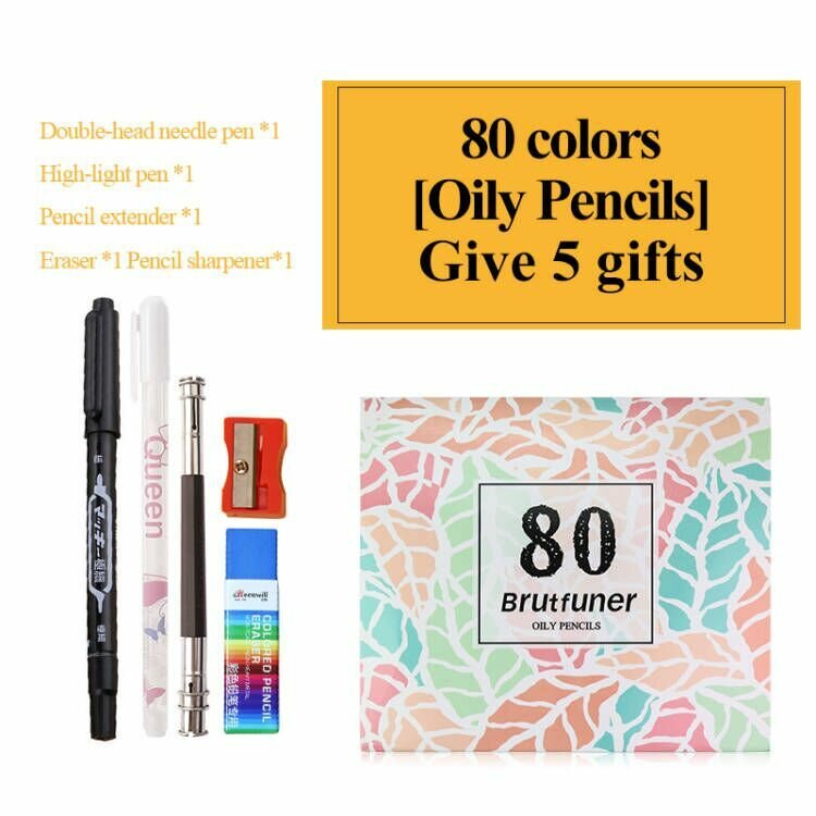 Карандаши цветные brutfuner 180colors oil & акварельный цве