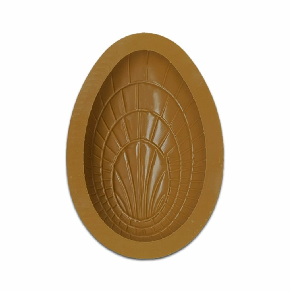 Аксессуар для Пасхи, Силиконовая форма для пасхального яйца-мускусного пирога - одно 6-дюймовое раковинное яйцо, 1 штука