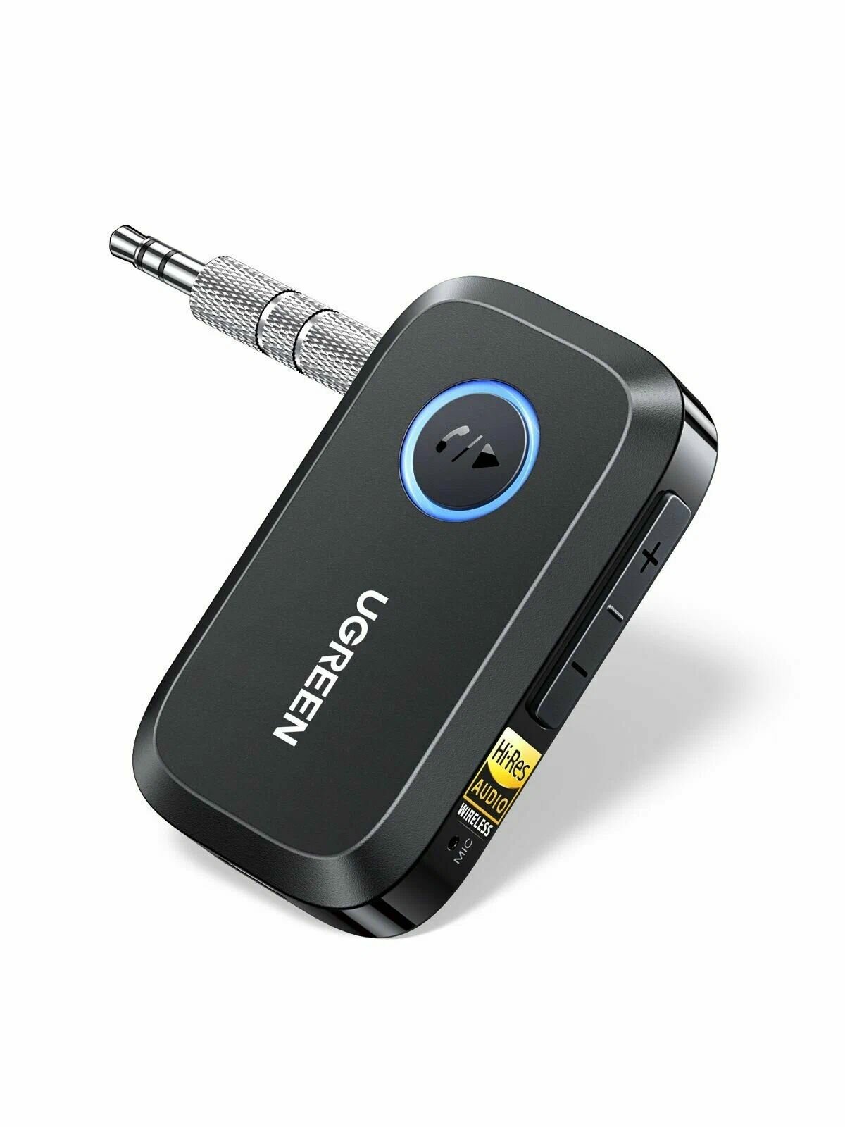 Преобразователь аудиосигнала UGREEN BT509 (55546) Bluetooth 6.0 Receiver Audio Adapter. Цвет: черный.