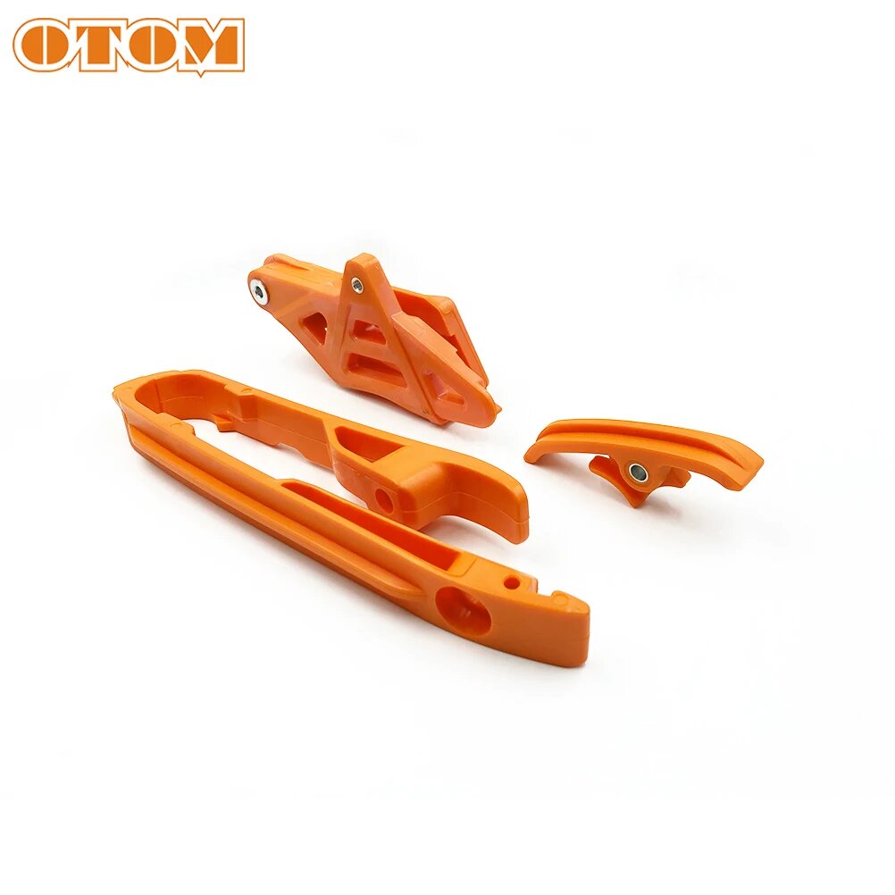 OTOM мотоциклетная цепь маятника слайдер Up/Below раздвижная направляющая цепи для KTM HUSQVARNA GASGAS 125-450 Pit Dirt Bike Enduro Оранжевый, Orange Set