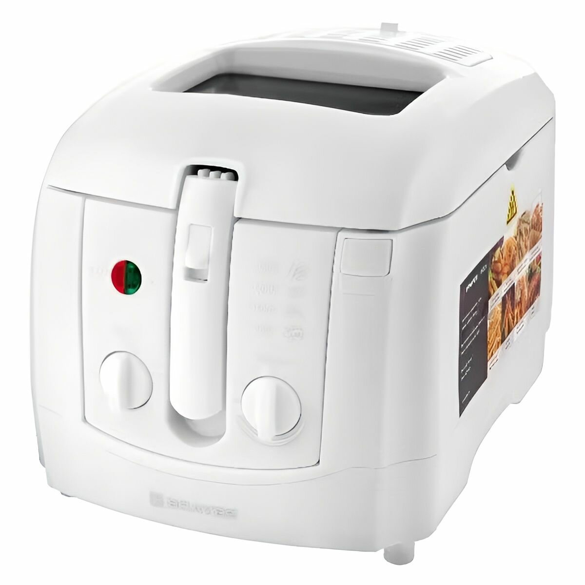 Фритюрница BR2830 BRAYER, белая, пластик, длина шнура 0.95 м, мощность 1800Вт, 3л