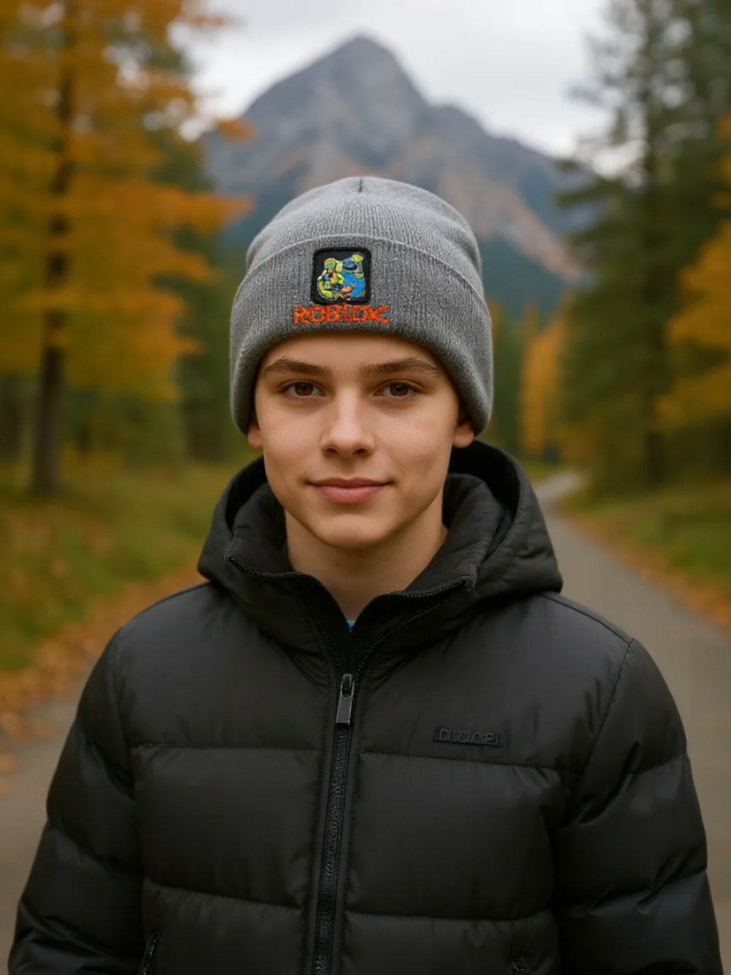 Шапка-бини для мальчиков