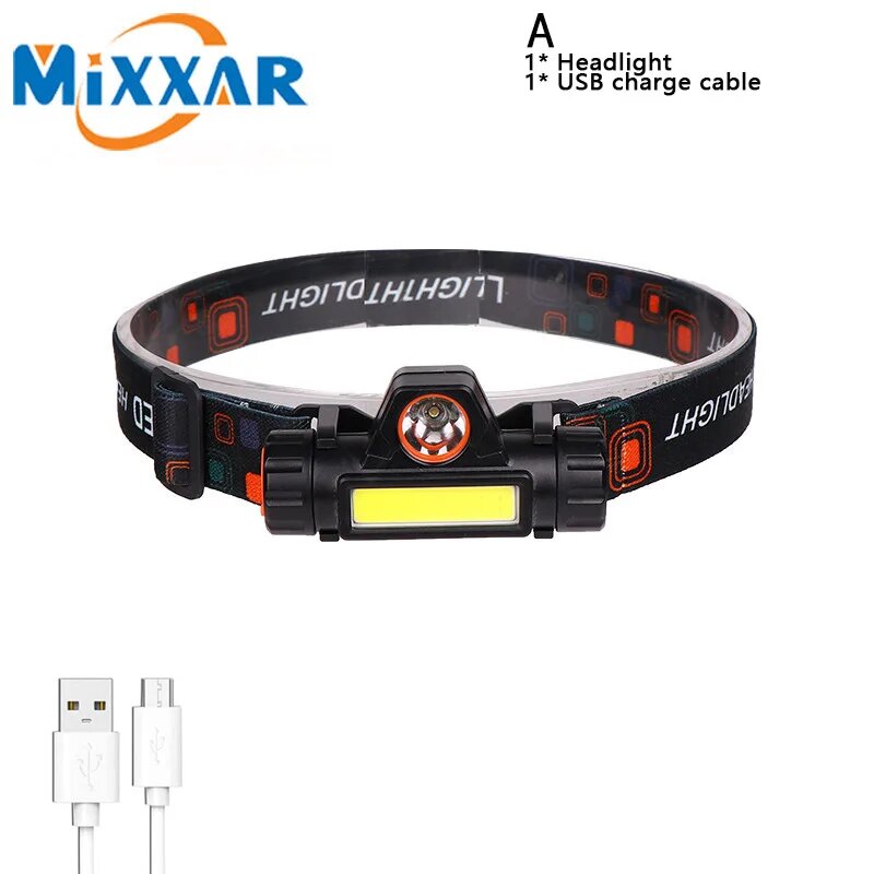 Mixxar ZK30 портативный налобный фонарь 8000 люмен A