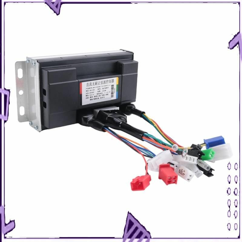 (B J ) 36V-84V Бесщеточный Контроллер Синусоиды Для Электрического Велосипеда 72V 3000W Аксессуар Скутера