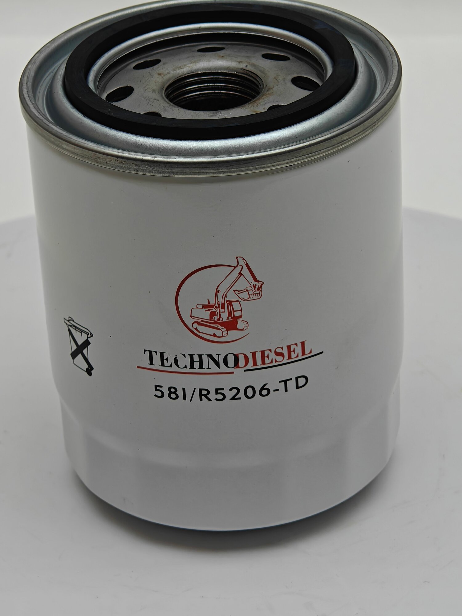 Фильтр для трансмиссии масляный 581/R5206-TD (TechnoDiesel) для экскаватора-погрузчика JCB