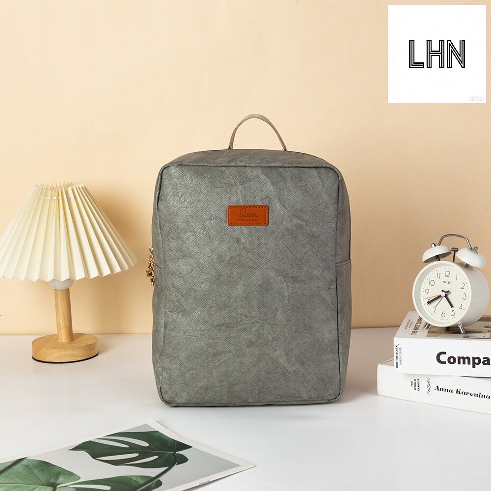 Рюкзак SMALL ANT BAG Dupont Paper, крафт-бумага, водонепроницаемый, серый