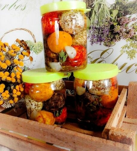 Сыр *Шевр* в масле 500мл./3шт