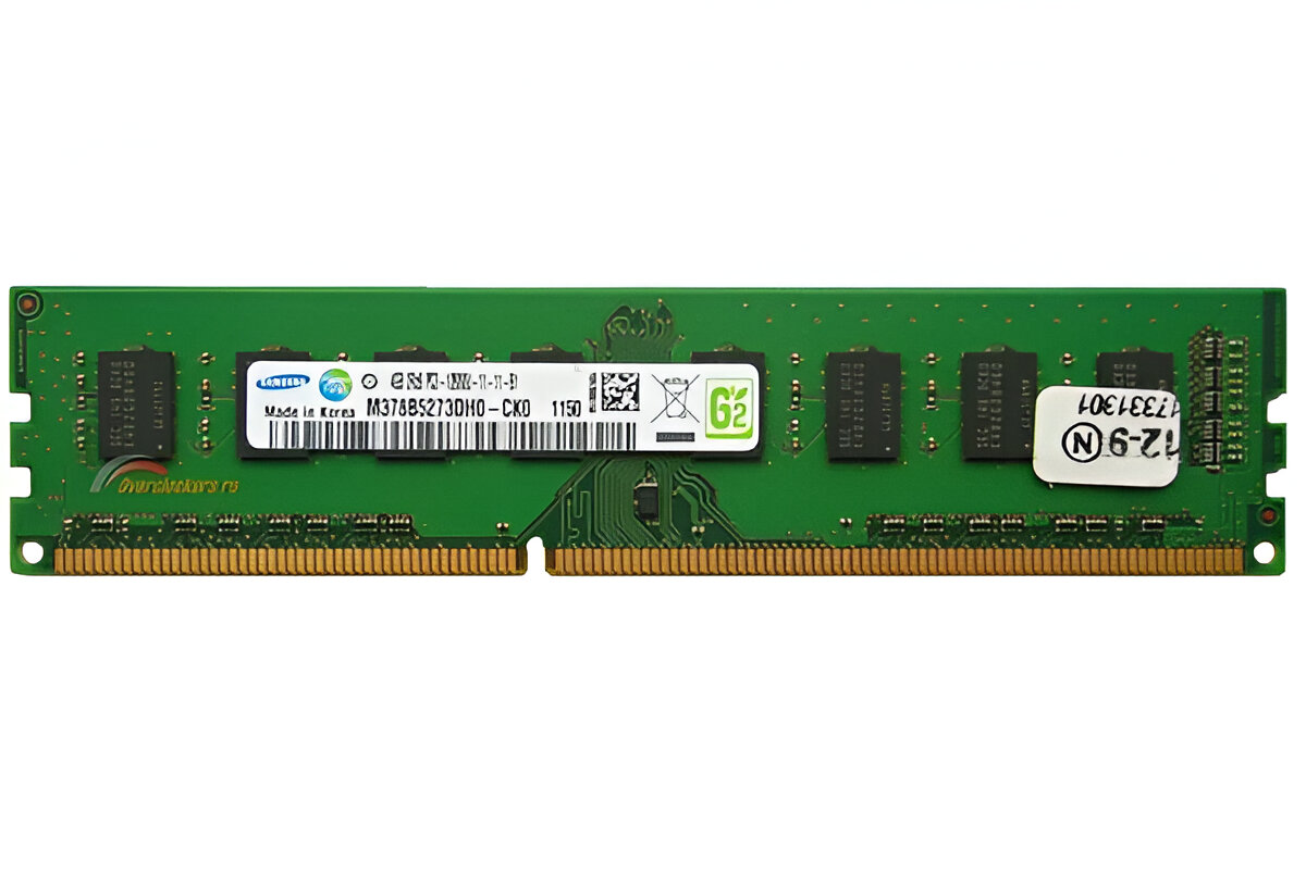 Модуль памяти DIMM DDR3 4Gb, 1600Mhz, Samsung (M378B5273DH0-CK0)