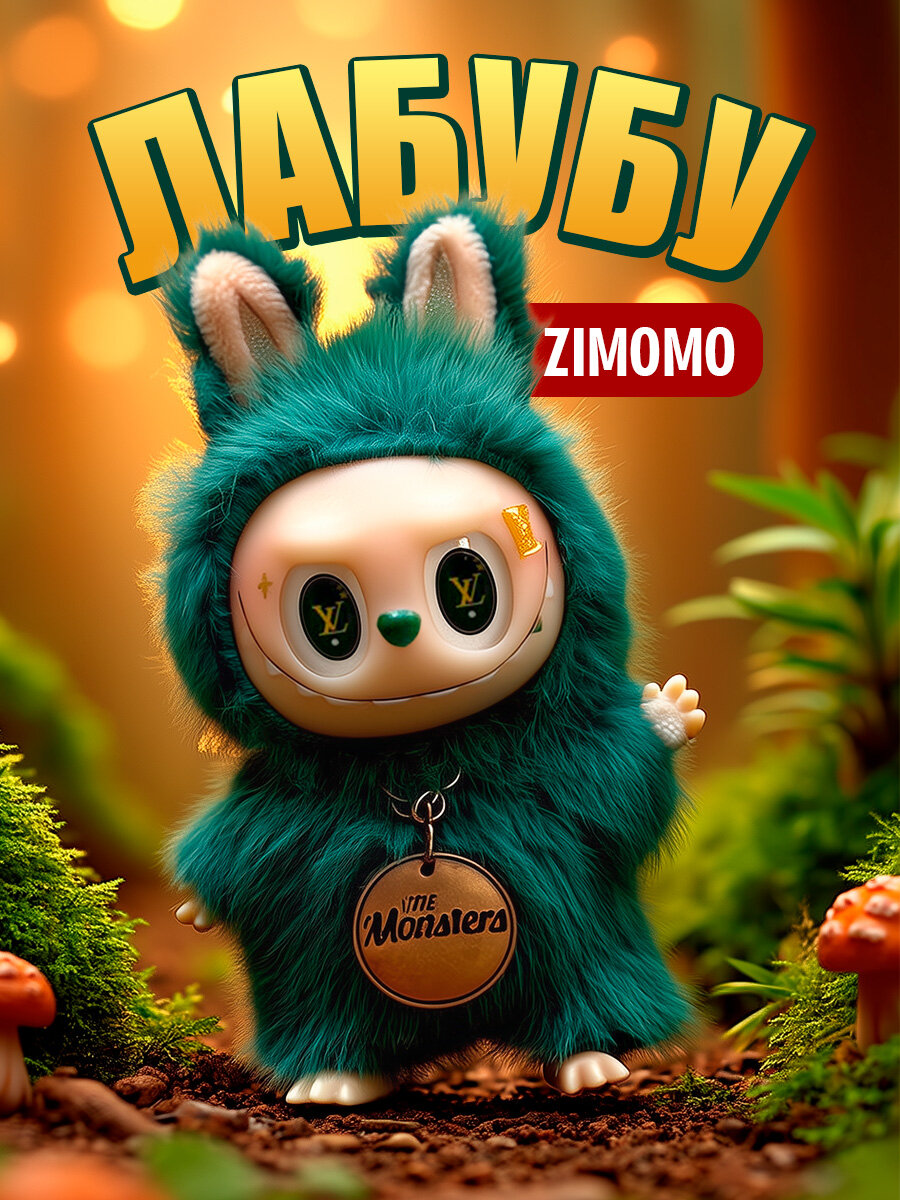 Labubu игрушечный брелок, Labubu плюшевая игрушка, Коллекционное издание