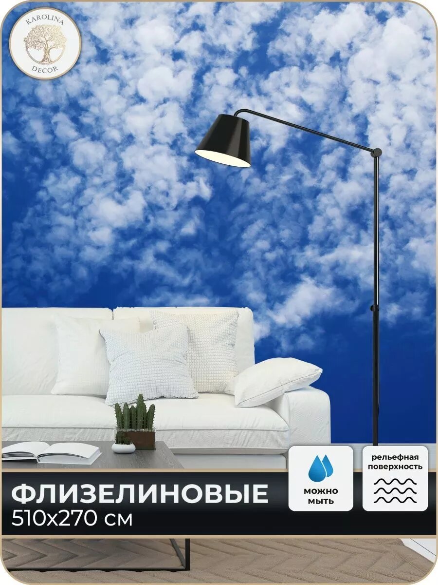 Фотообои Небо Облака в гостиную в спальню на кухню 500х270