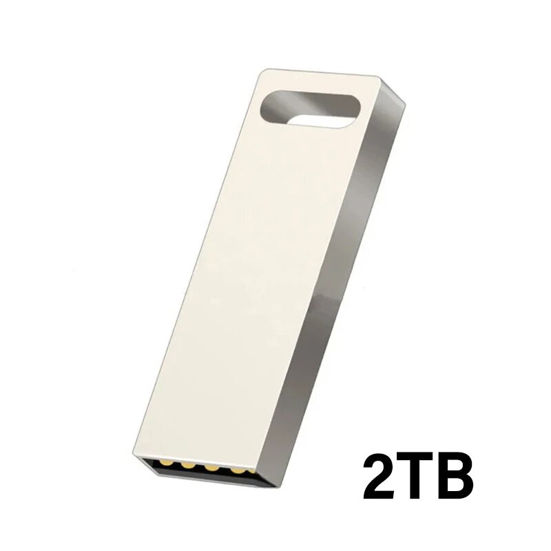 MIJIA металлический флэш-накопитель 2 ТБ USB 3.0 Silver-2TB