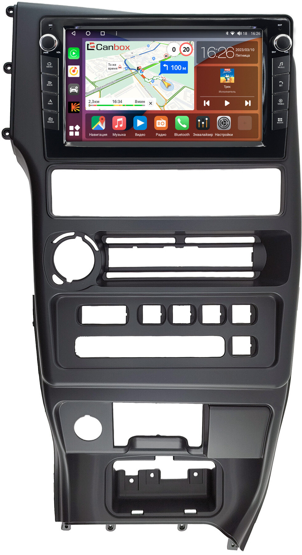 Штатная магнитола Lada ВАЗ 2108 SAMARA 1984-2005, 2109 SAMARA 1987-2006, 21099 SAMARA 1990-2011 (серая) Canbox H-Line 7824-9-0620 Android 10 (4G-SIM,