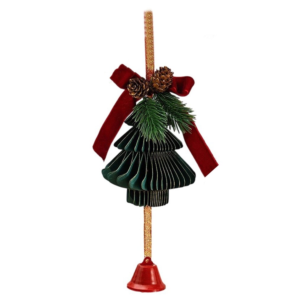 Разноцветные Сотовые Рождественские Колокольчики Очаровывают Сезонными Подвесными Звуковыми Декорами