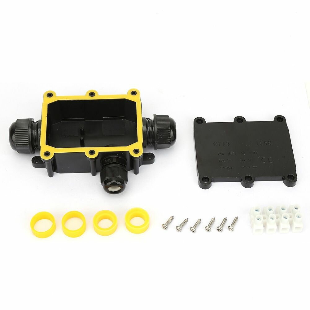 Коробка распределительная IP68, корпус электрический, клеммник 3-сторонний