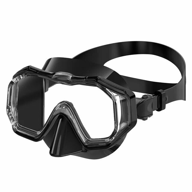 Детская 3D Панорамная Маска Для Дайвинга С Широким Полем Зрения HD, Регулируемая Маска Для Плавания