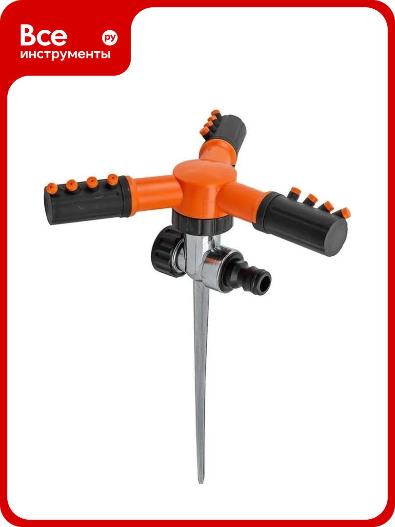 Импульсный распылитель на металлической пике WMC TOOLS WMC-TG7402005(56414) для полива газона