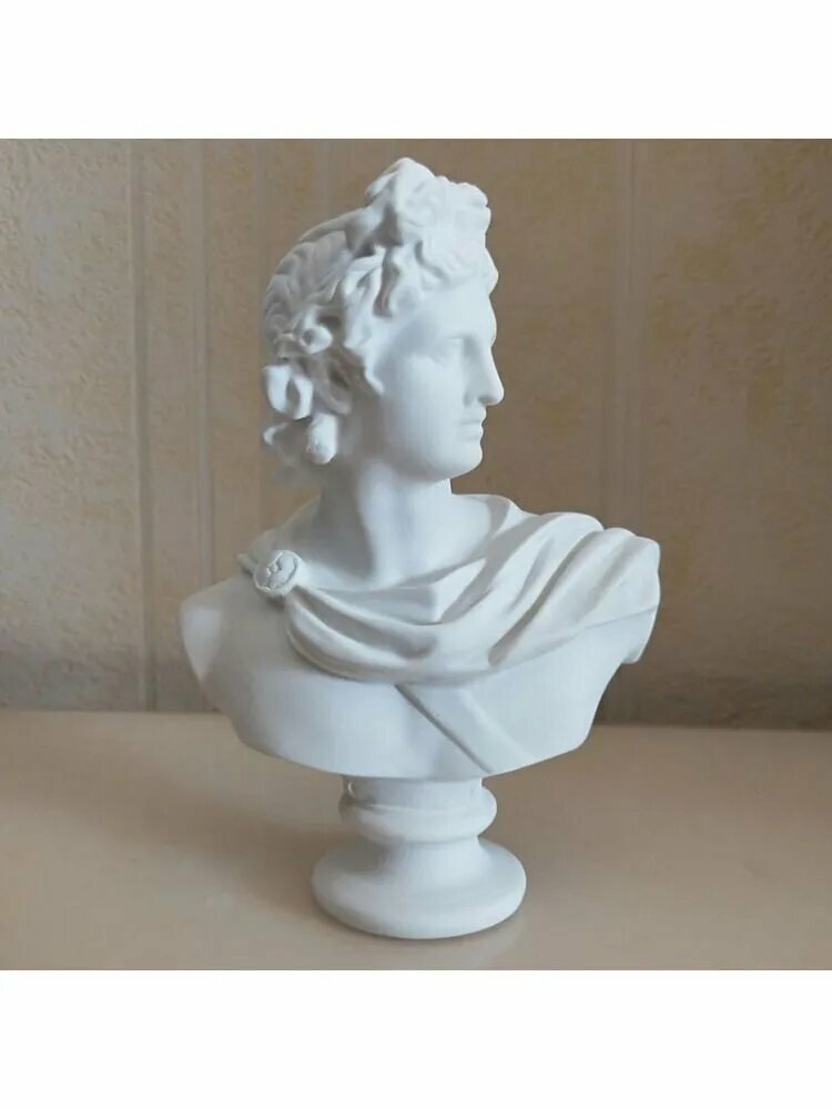 Фигурка Аполлона из полимерной смолы,15CM, Белый
