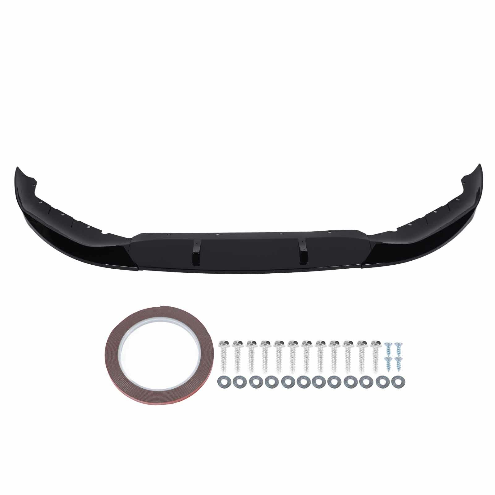 Спойлер переднего бампера для 5 серии G30 G31 LCI M Sport 2021 2022 2023. Глянцевый черный сплиттер. Комплект обвеса. Стайлинг.