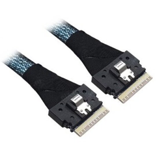 Кабель Amphenol x8 SFF-8654 to 2x4 SFF-8654 (Slim SAS), 0,65м (05-60004-00 / ACD-60004-ZC)