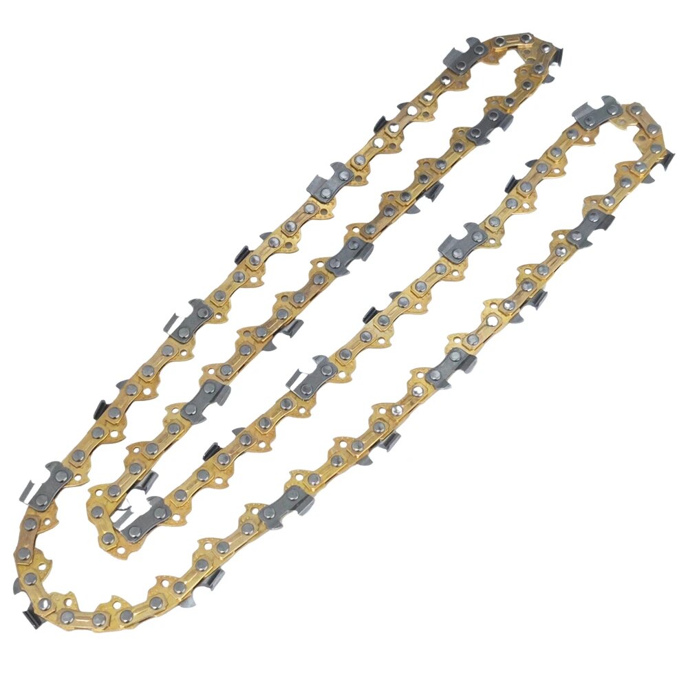 16-дюймовая цепь бензопилы, 59 приводных звеньев, расстояние 3/8 дюйма, лезвие бензопилы, высокая прочность, сменные аксессуары для бензопилы из карбида