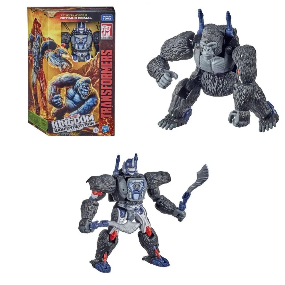 Трансформеры Hasbro Игрушка Transformers Kingdom War For Cybertron Trilogy WFC-K8 Optimus Primal 18cm