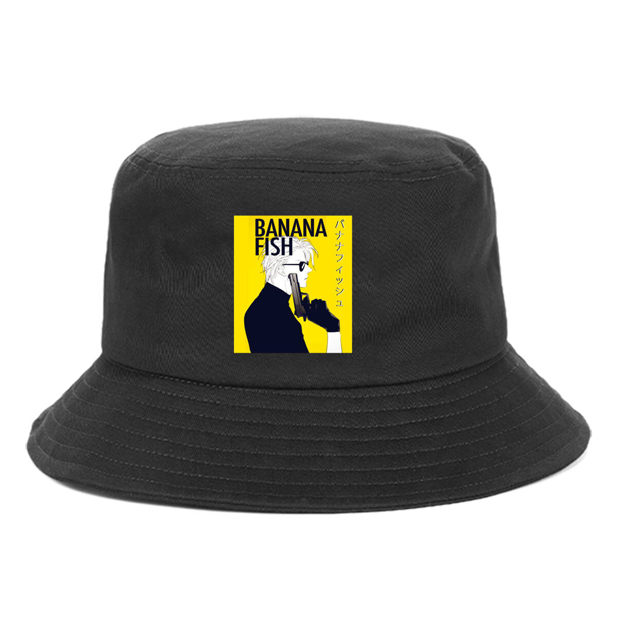 Банановые Рыбы Аниме Кепка Бакет Солнечная Шляпа Рыбака для Взрослых Унисекс