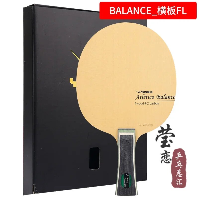 YASAKA Atletico Spin/speed/Balance/Power ракетка для настольного тенниса Черный, Balance FL