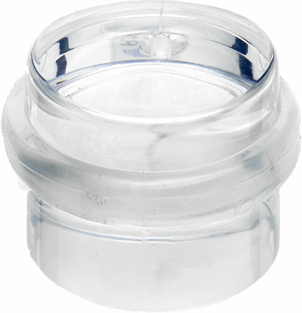 Стопор напольный для двери Hettich прозрачный D38Х30 мм